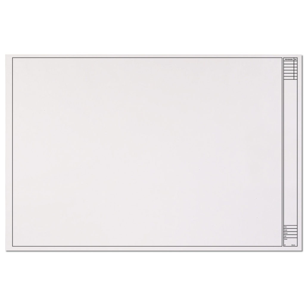 Clearprint 1000HTSA 16lb Vellum Sheets Architectural Title Block ...