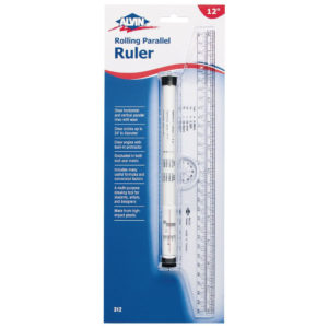 Alvin Rolling Parallel Ruler – 12″ (312) | The Ink Stone