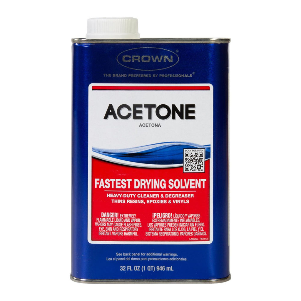 Crown Acetone (1 quart) | The Ink Stone