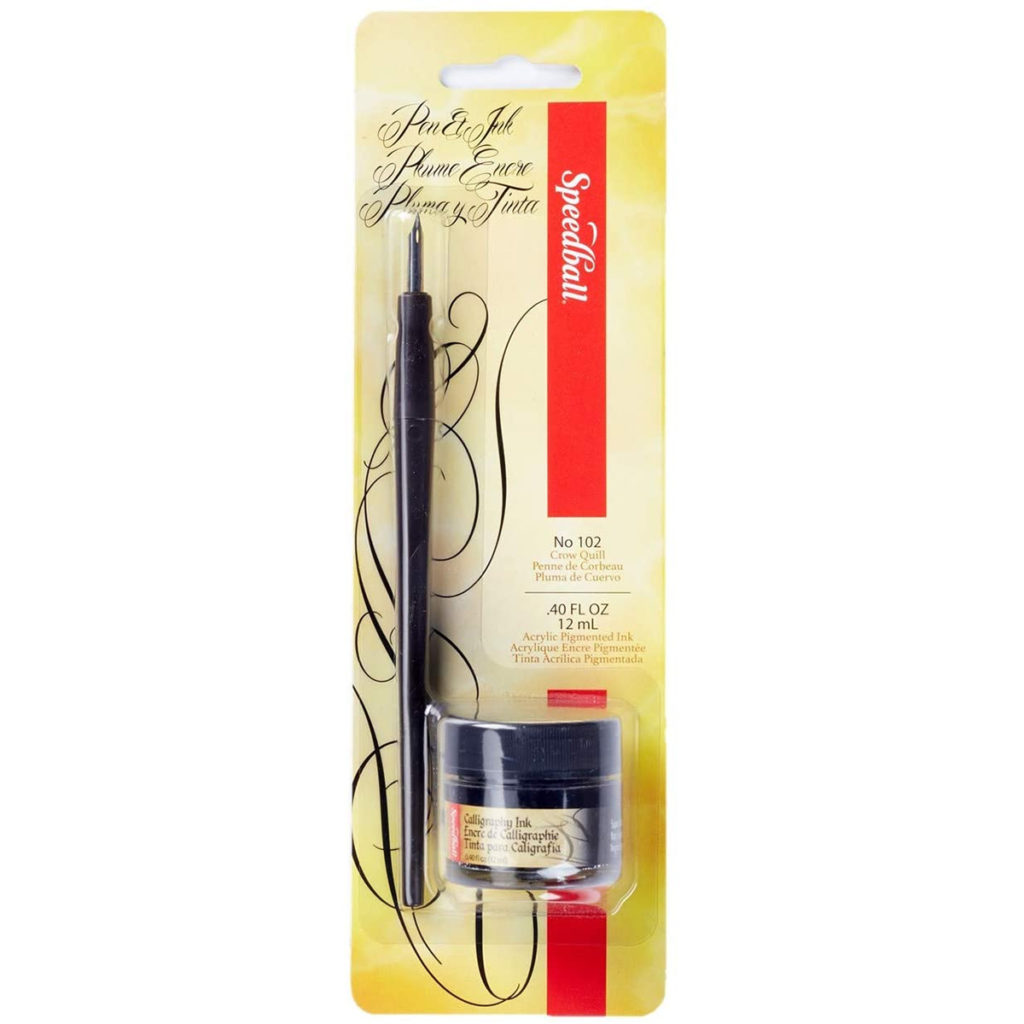 Speedball Crow Quill Pen & Ink Set | The Ink Stone